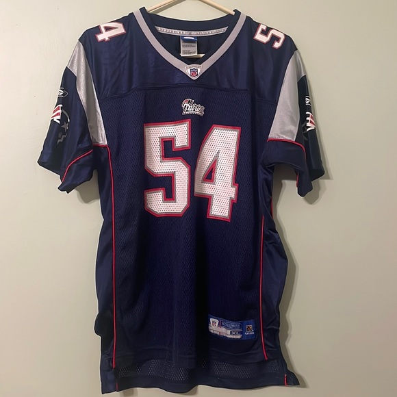 Reebok | Shirts | Reebok Nfl New England Patriots 54 Bruschi Jersey ...